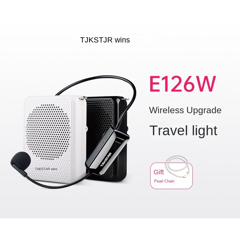 Takstar Amplifier E126W Wireless Headset Microphone Teacher Dedicated Guide Shopping Bluetooth ...