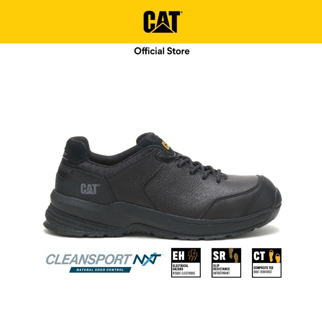 Caterpillar Men's Streamline 2.0 Leather Composite Toe Sneakers - Black ...