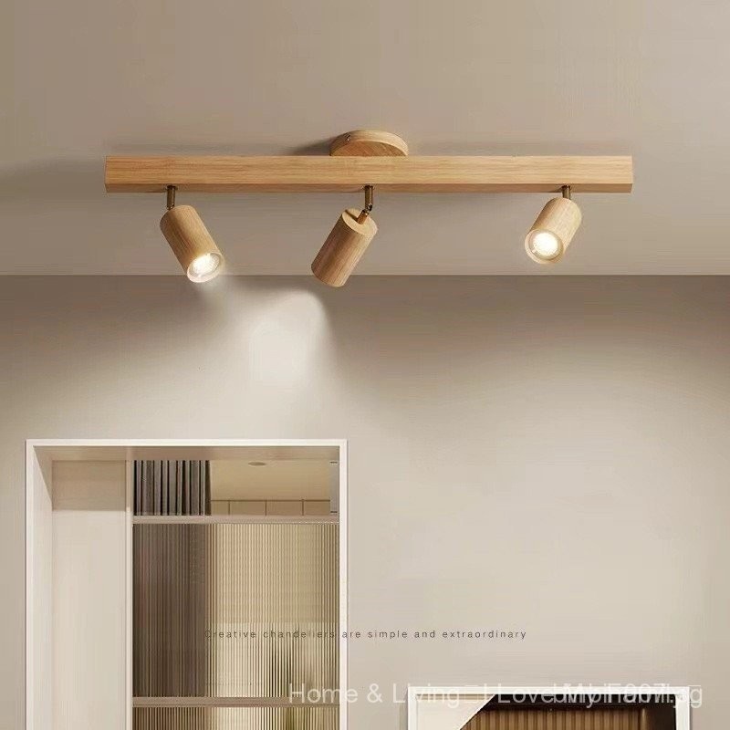 Japanese Log Led Track Light Dining Light Restaurant Light Modern ...