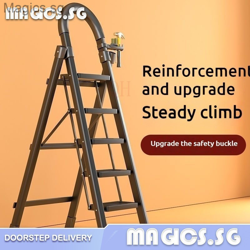 MagicsHousehold Foldable Ladder/ Compact and Light Ladder / Foldable ...