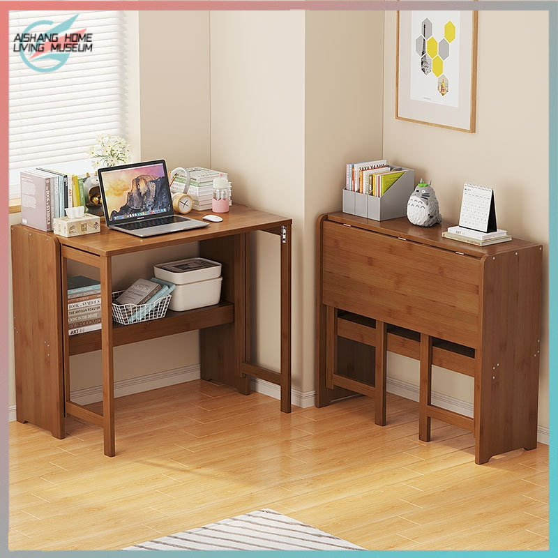 Foldable table dining table study table home student writing desk ...