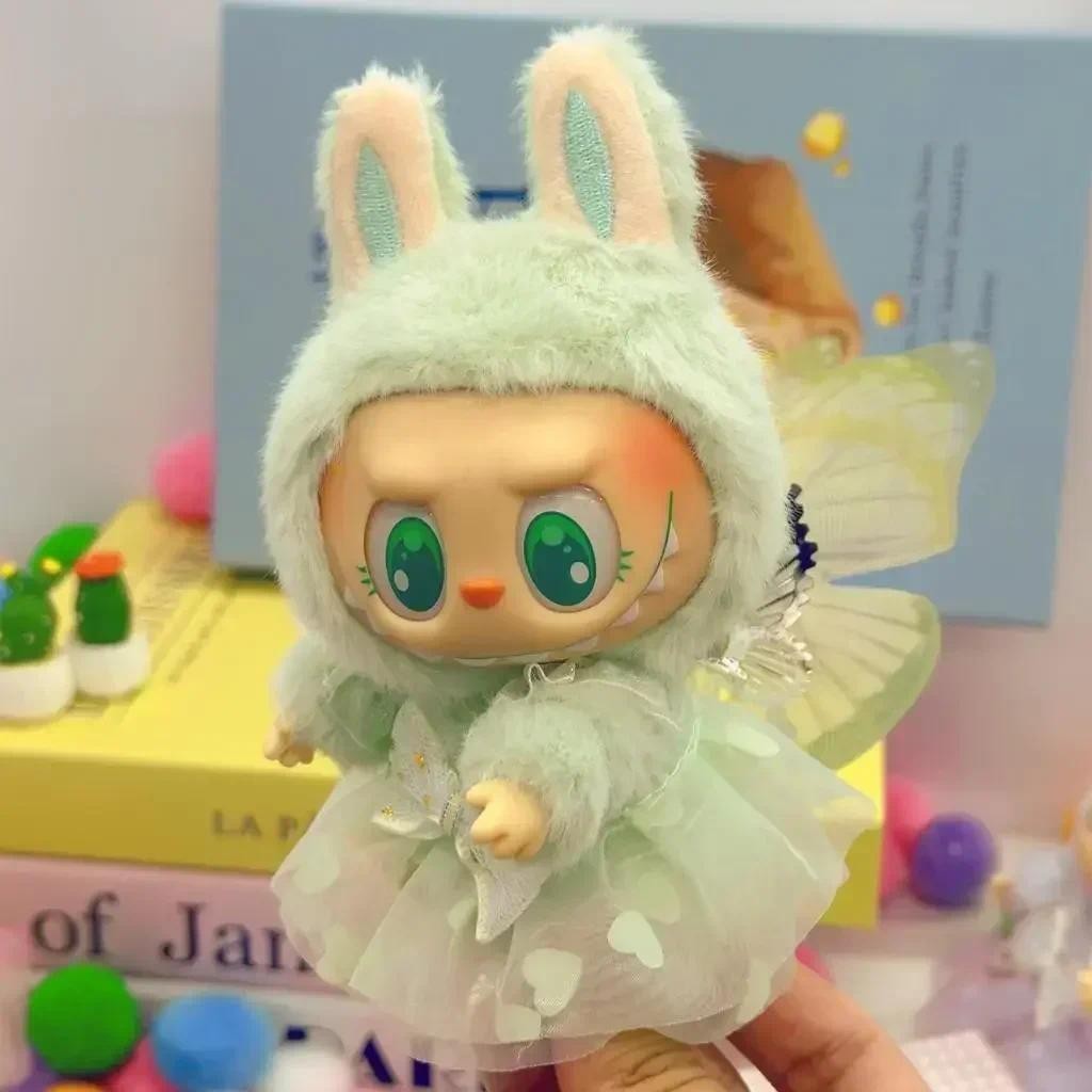 Labubu Clothes V2 V1 Butterfly Fairy Wings Purple Heart Dress for ...