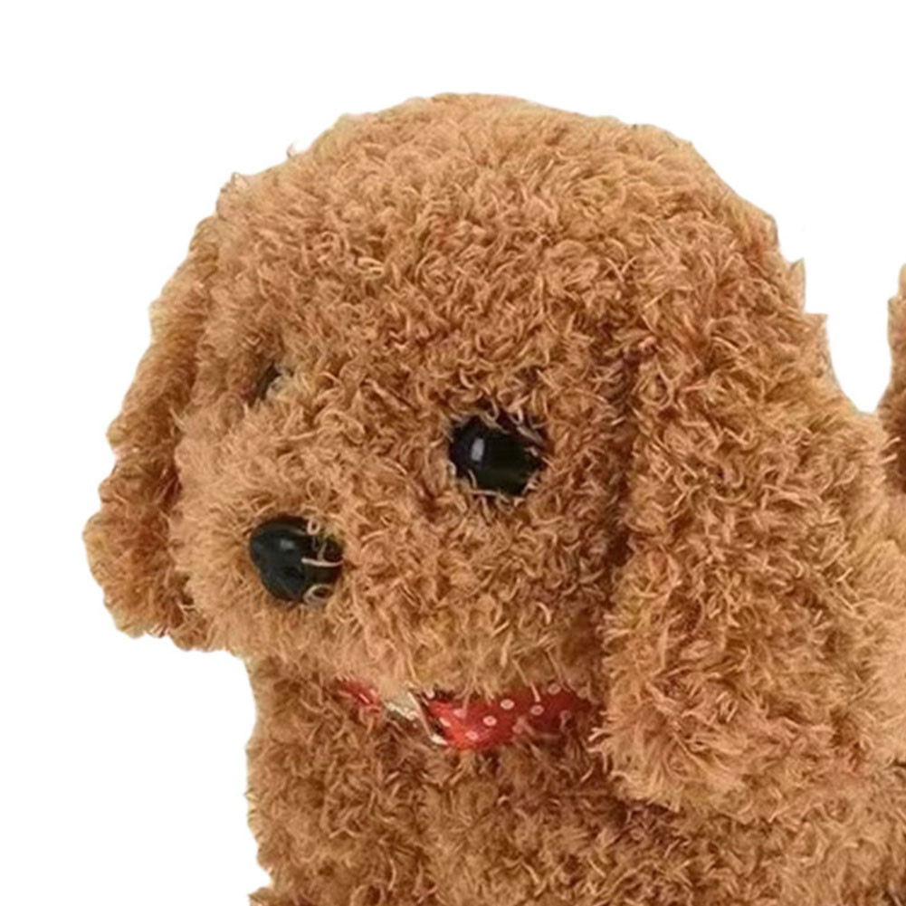 Electric Simulation Puppy Plush Toys Walking and Barking Cute Realistic ...