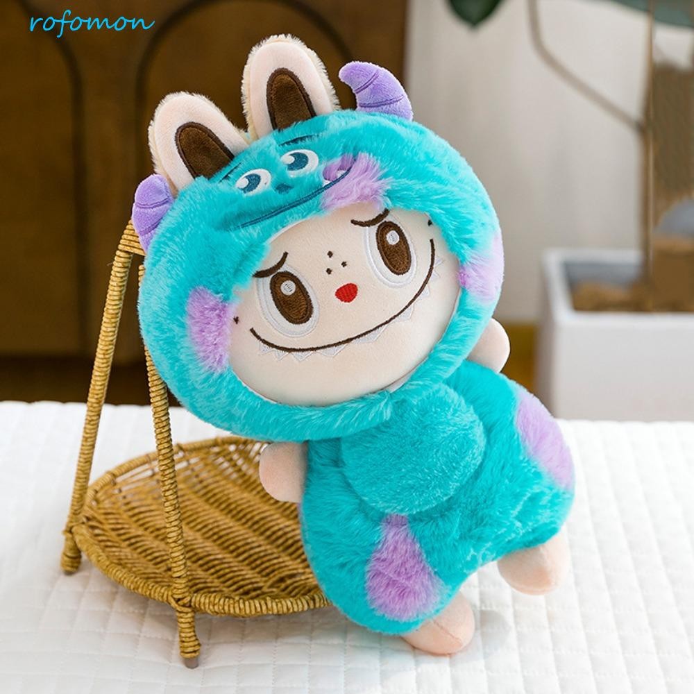 ROFOMON Labubu Plush Stuffed Doll, James P. Sullivan Soft Labubu Time ...