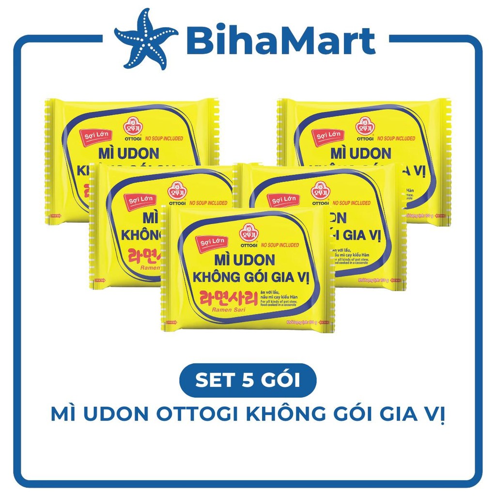 [SET5PACK] - Ottogi - Ottogi Udon Noodles without seasoning package ...