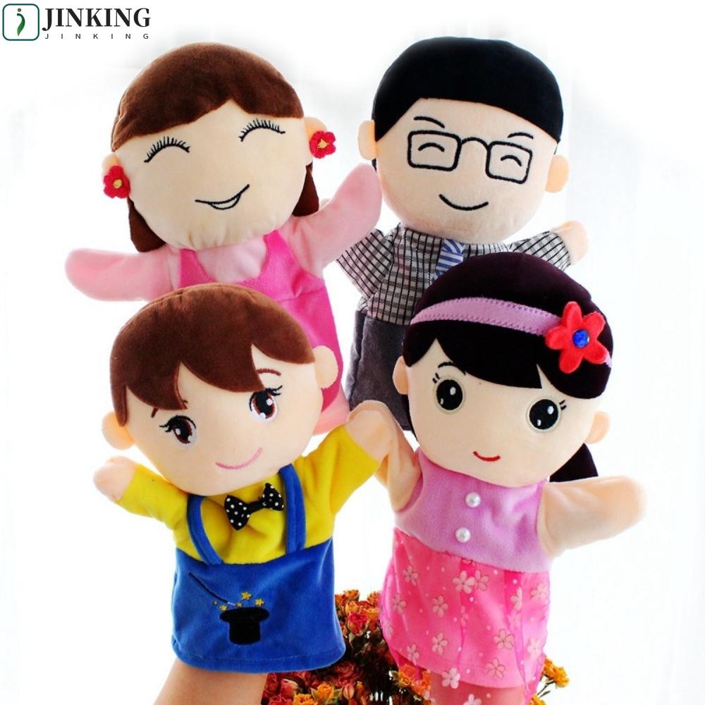 JINKING Family Finger Puppets Storytime Animal Soft Toy Finger Dolls ...