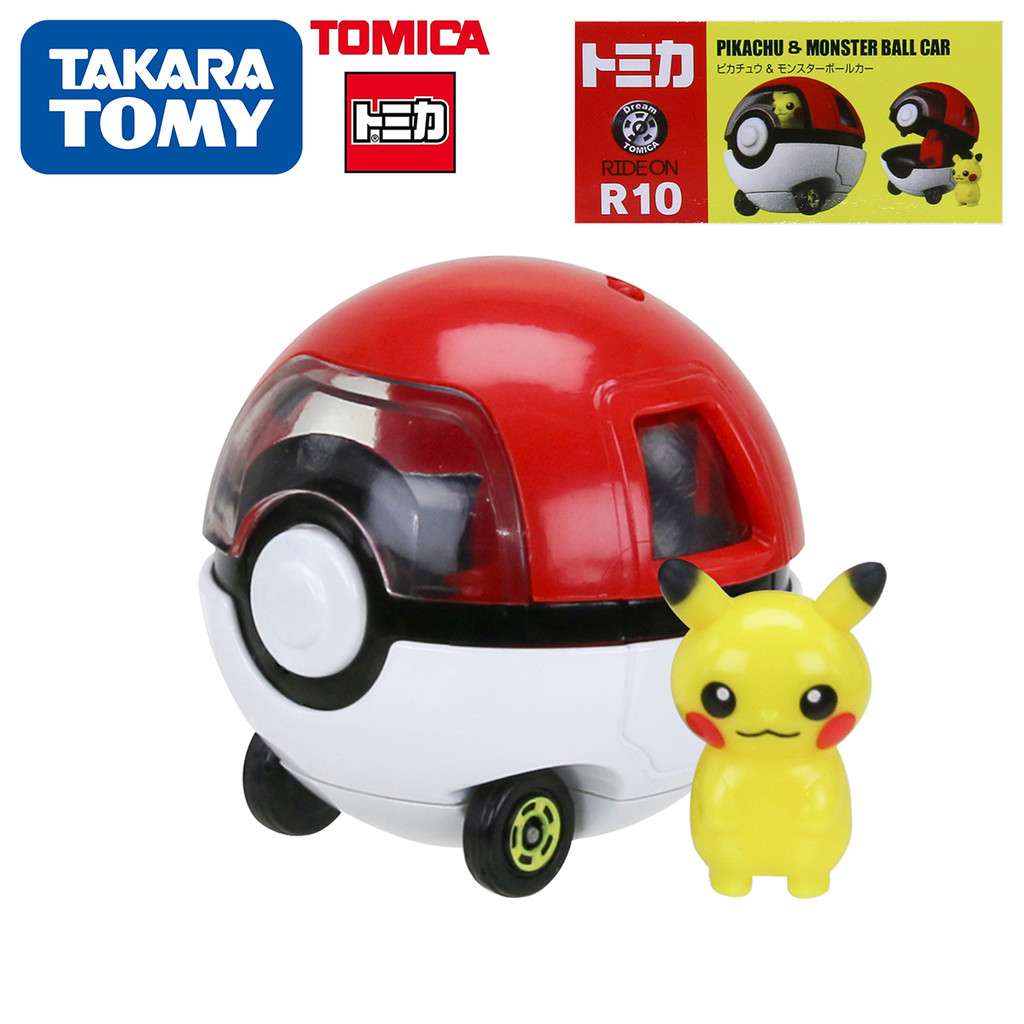 Takara Tomy Dream Tomica Pikachu & Pokeball Car R10 Pokémon Monster ...