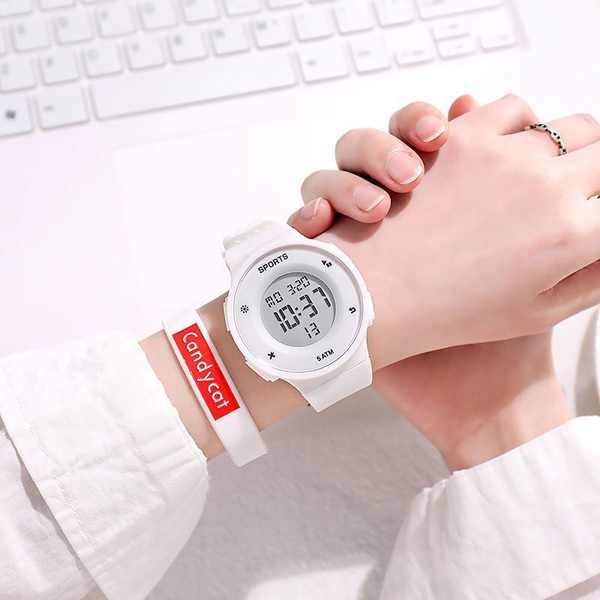 digital watch men watch Student Electronic Watch Women's Middle and ...