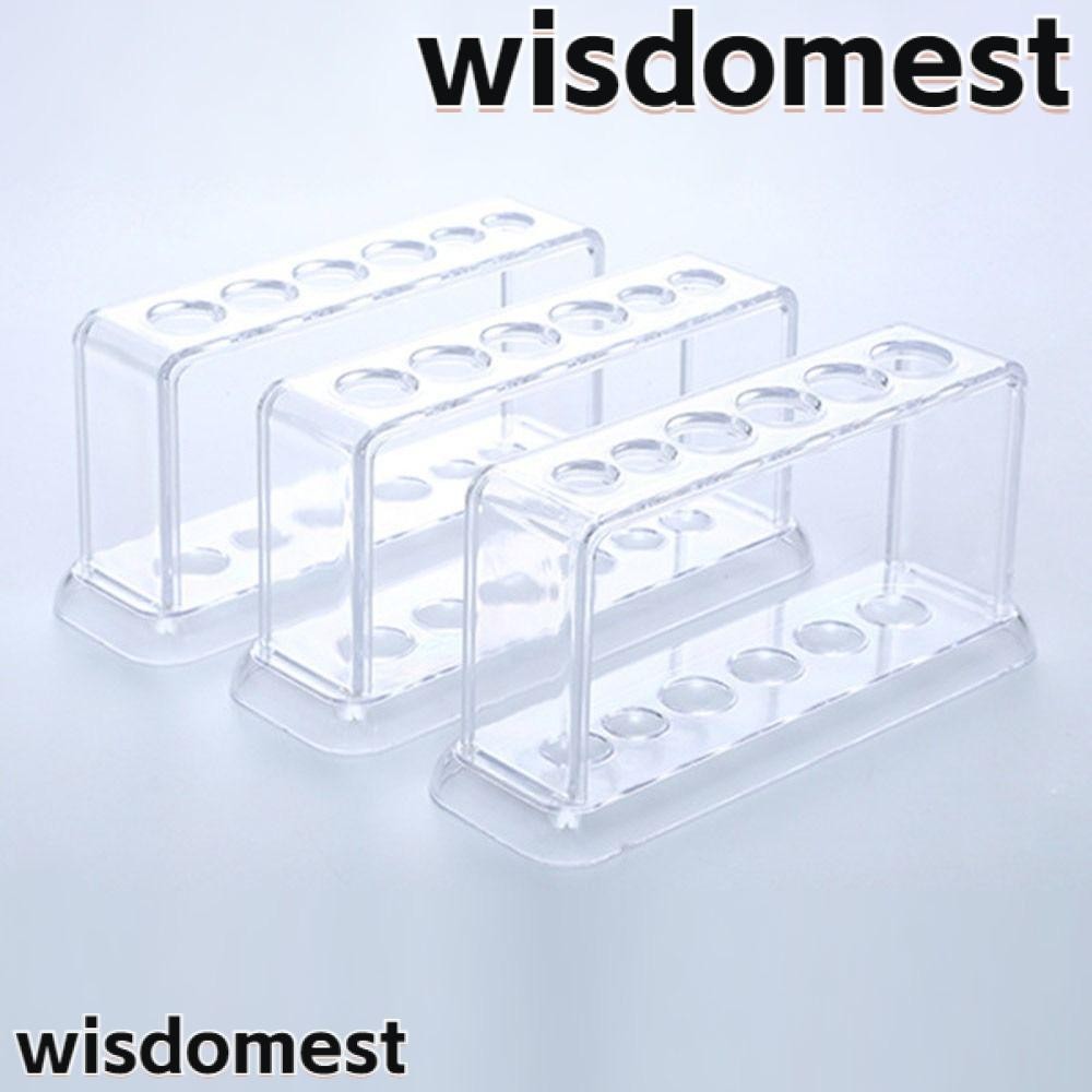 WISDOMEST Test Tube Rack, 6 Holes Plastic Test Tube Holder, Burette ...