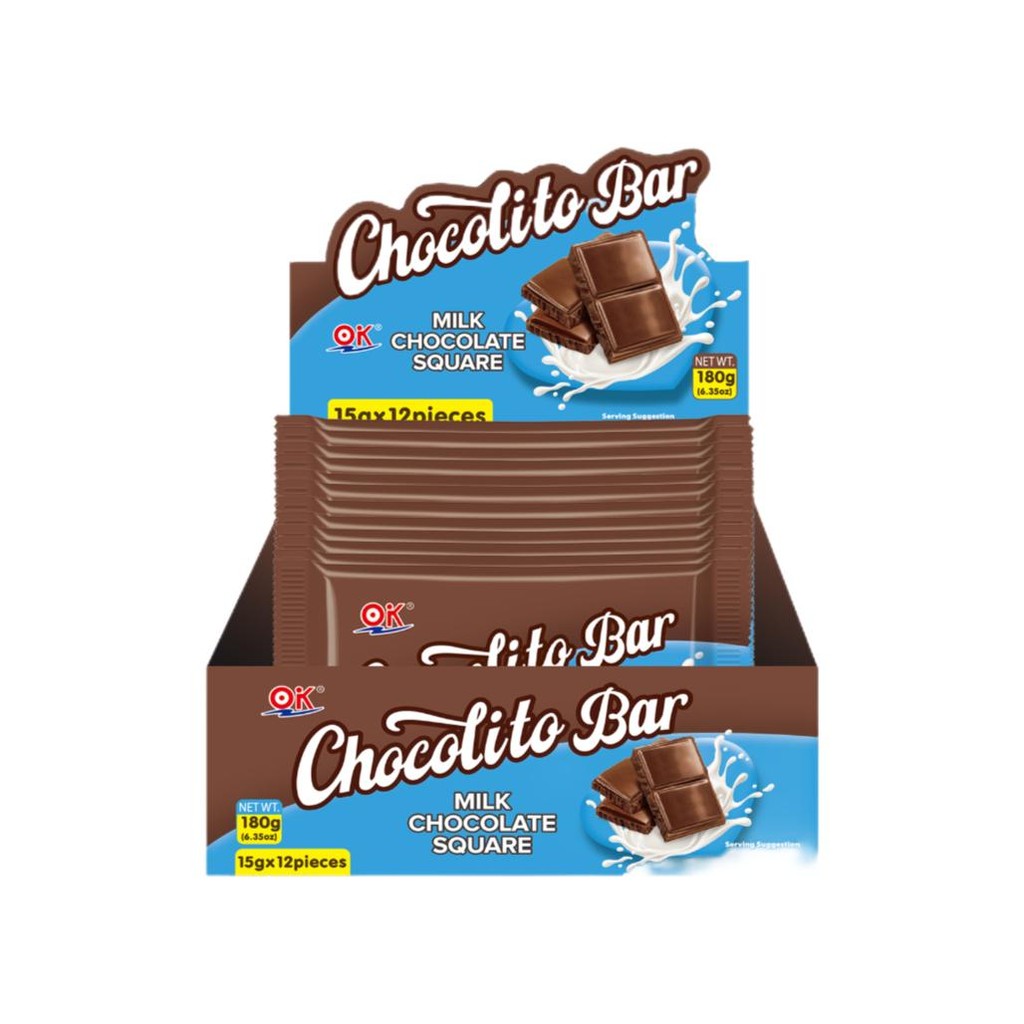 OK Chocolito Chocolate Bar Milk Chocolate 12PCS | Shopee Singapore