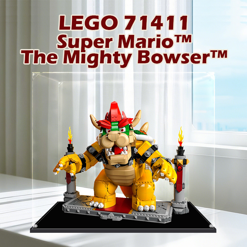 Lego Acrylic Display Box For lego 71411Super Mario The Mighty Bowser ...