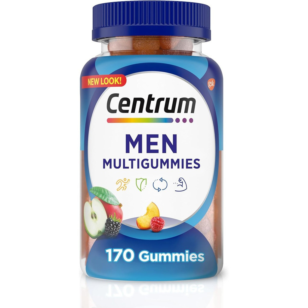 Centrum MultiGummies Gummy Multivitamin for Men, Multivitamin ...