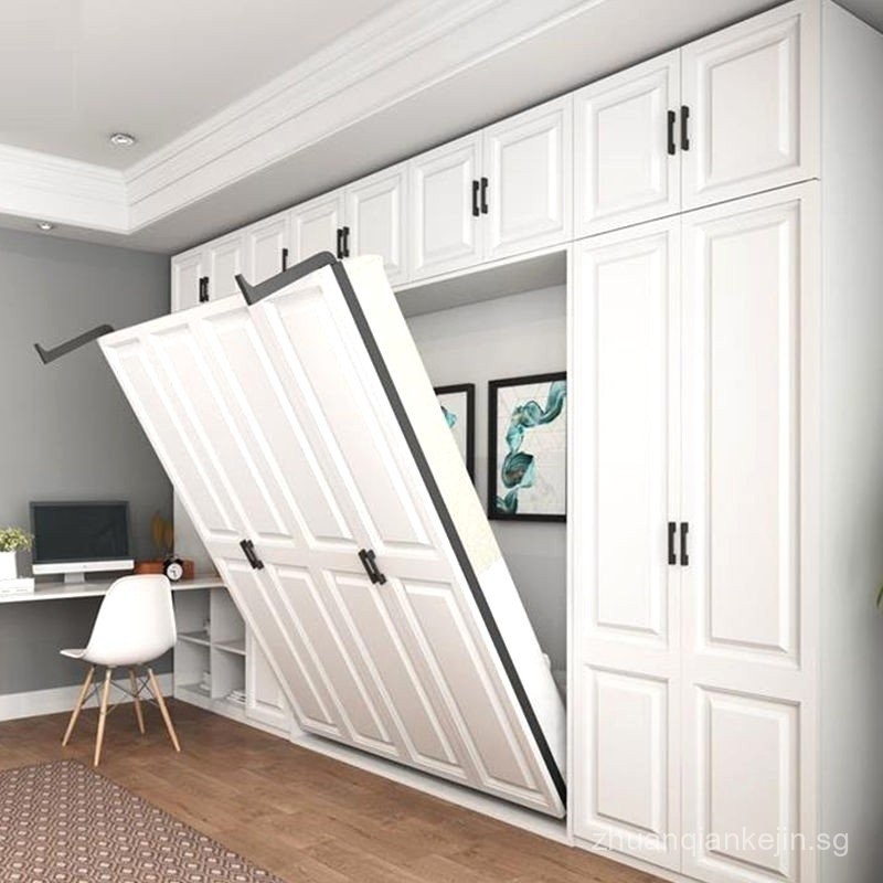 Multifunctional Invisible Bed Nap Murphy Bed Single Double Bed Wardrobe ...