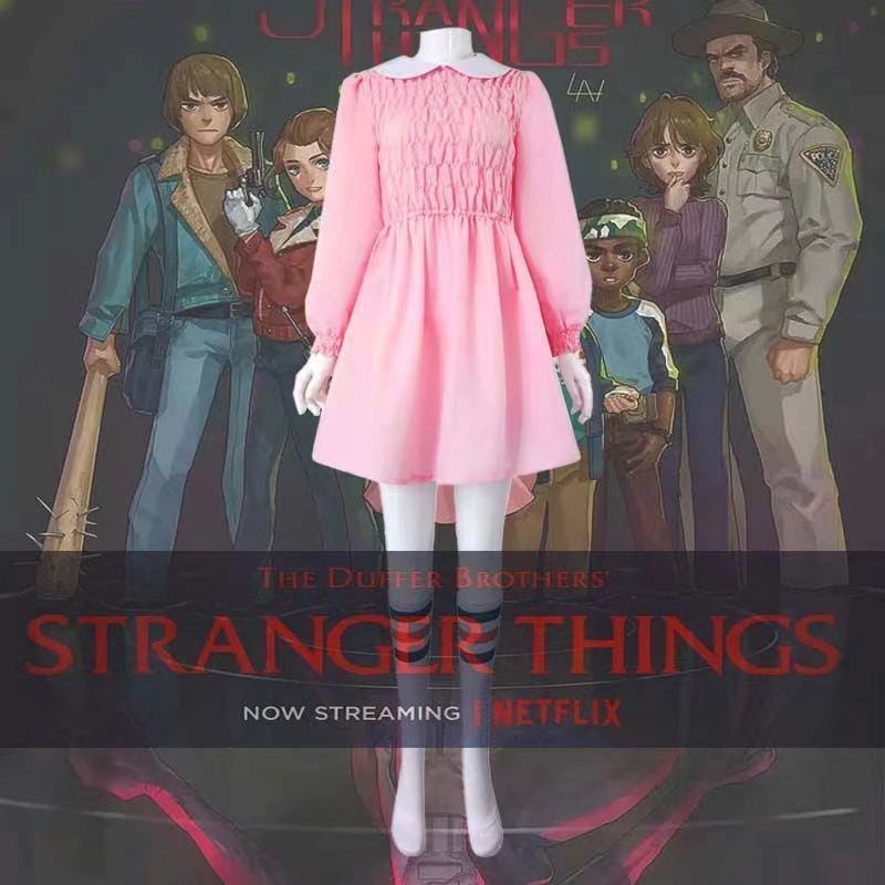 Sg SELLER Stranger Things cosplay Costume Photo Eleven cos Costume ...