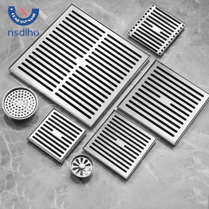 NSDLHO Drain Cover Minimalist Linear Floor Trap Invisible Rectangular ...