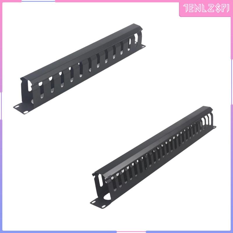 [Acituna] Server Rack Cable Organizer, 19 Inch Steel Desktop Socket ...