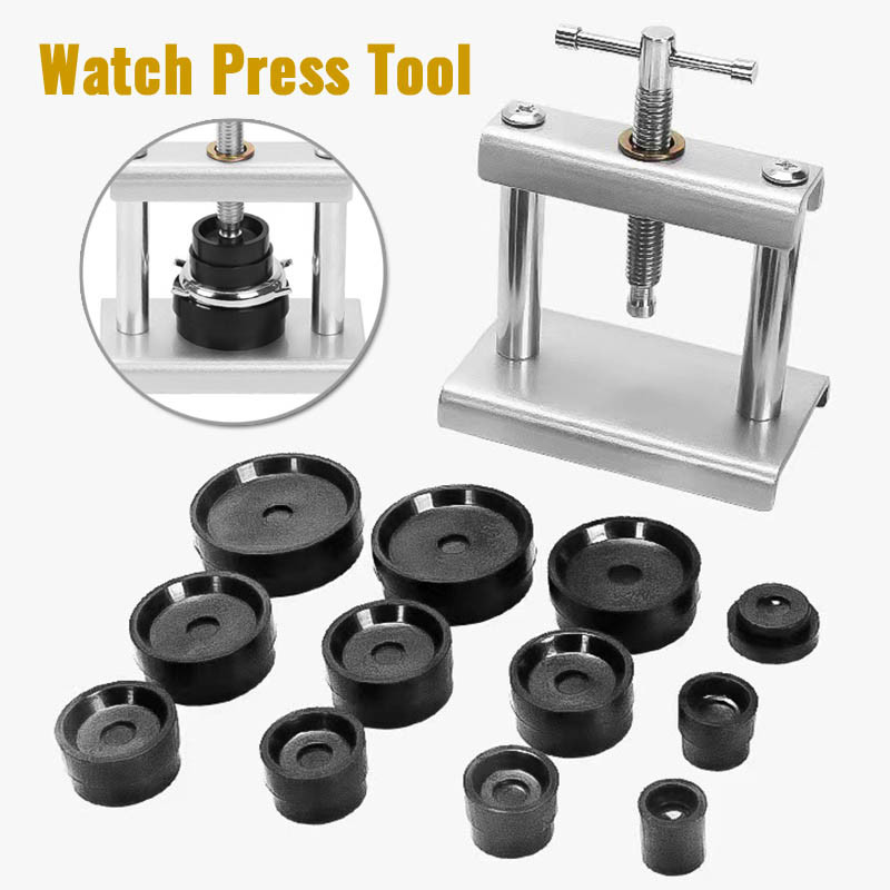 Professional Watch Press Tool Set 12pcs 18pcs Repair Watch Hand Tool ...
