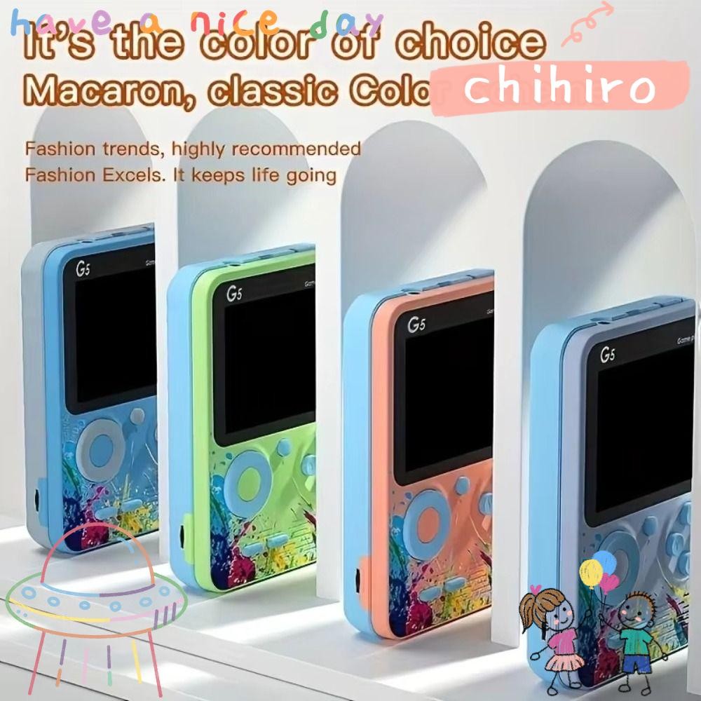 CHIHIRO G5 Game Console, Handheld with 500 Classic Games Kids Adults ...
