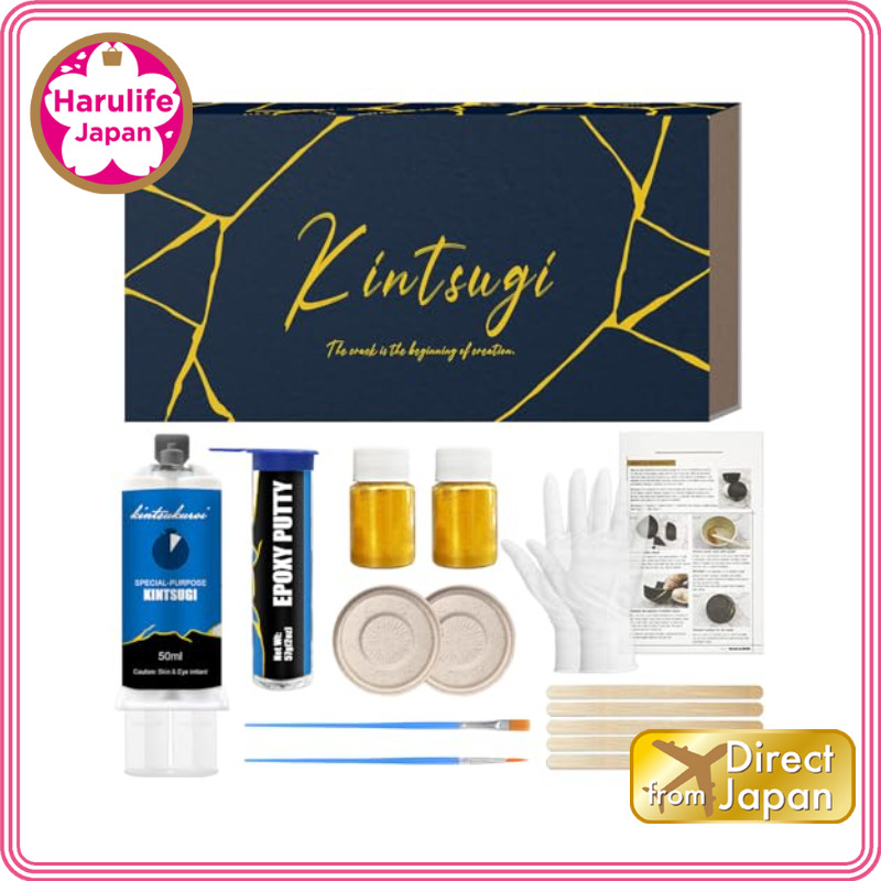 Kintsugi Repair Kit (Upgraded) - Restore meaningful ceramics with gold ...