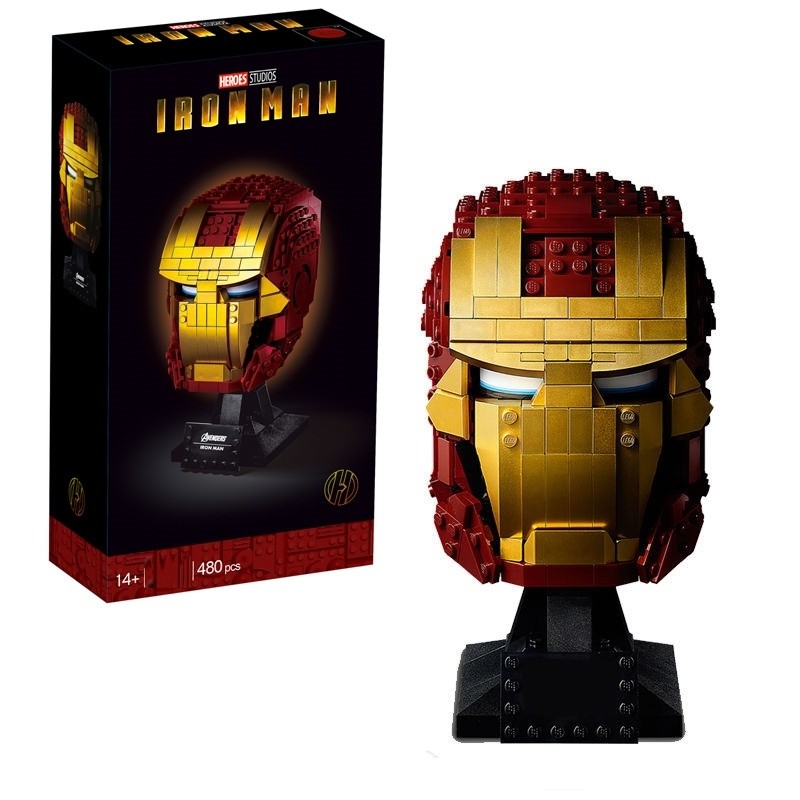 Sg SELLER Compatible Lego Superhero Steel Mecha Helmet Bust 76165 Boy ...