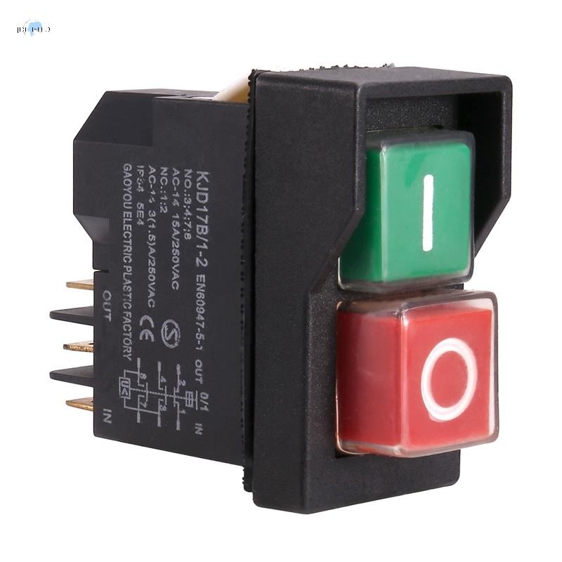 Emergency Stop Switch - Waterproof Safe Switch KJD17Electromagnetic ...
