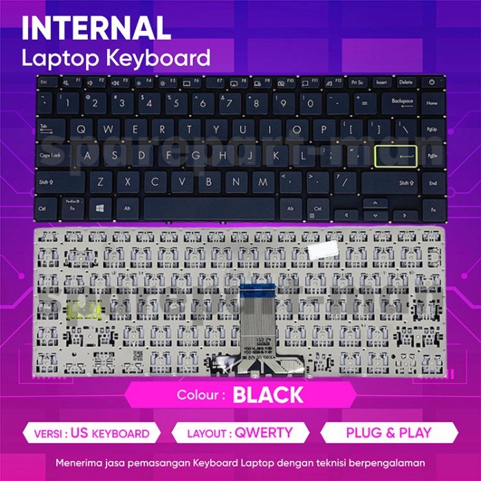 NEW Asus Vivobook E410M E410 E410MA E410KA Laptop Keyboard | Shopee ...