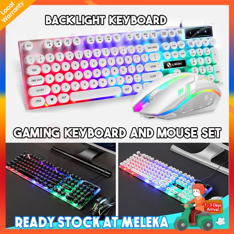 GTX3000 Set Keyboard dan Tetikus Gaming Gaming Keyboard and Mouse Set ...