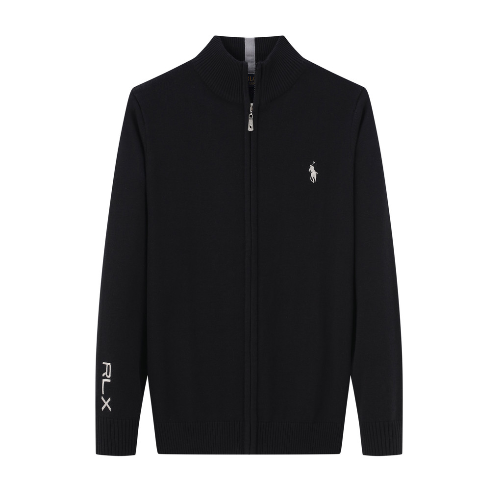 New Ralph Autumn Winter Style Men's Long-Sleeved Full Zipper RLX ...