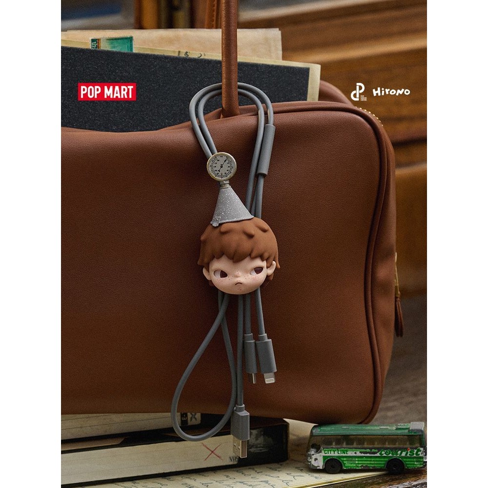 [Ready Stock 100% POPMART Genuine] Hirono Echo Series 2 in 1 Data Cable ...