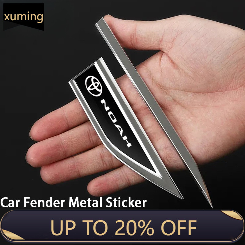 XM Toyota Noah Car Stainless Steel Car Door Fender 3D Metal Side Logo ...