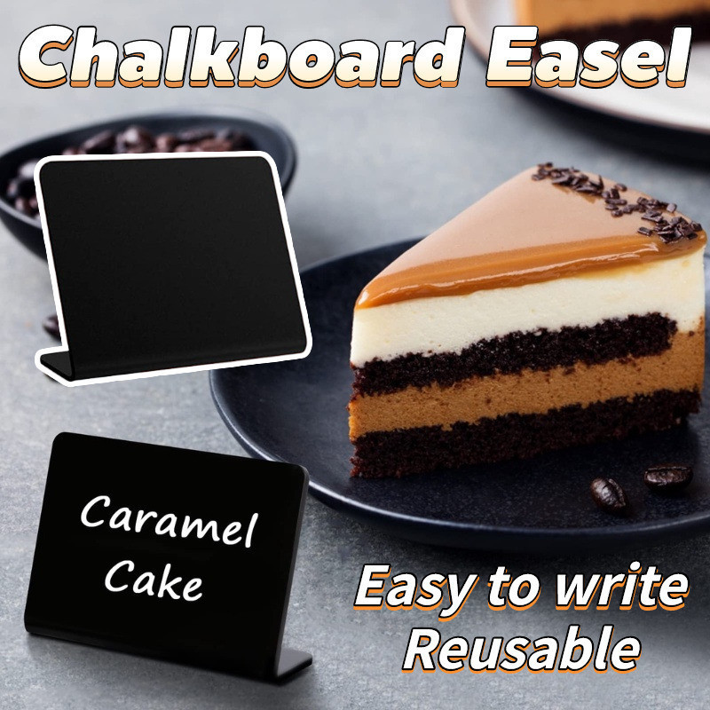 10PCS Mini Chalkboard Price Tag Pvc Label Holder Buffet Tags Food Label ...