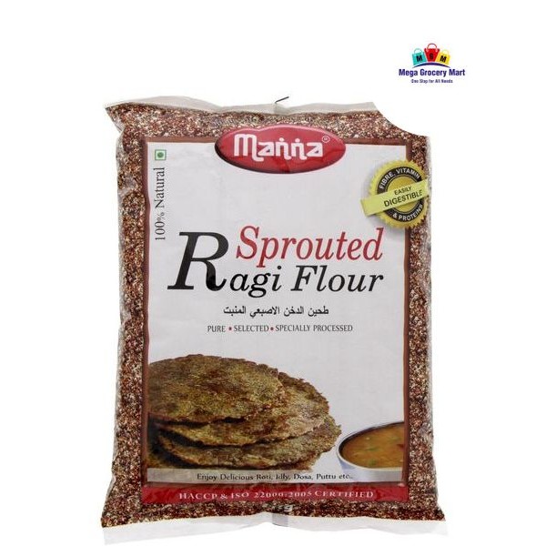 Manna Sprouted Ragi Flour 1kg | Shopee Singapore