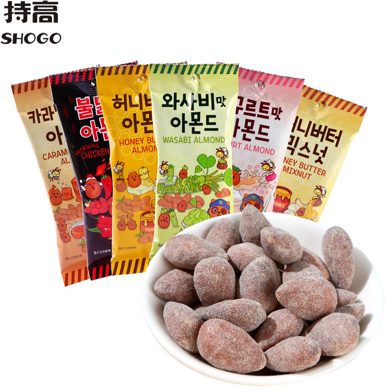 South Korea Imported Han Gu Honey Butter Mustard Flavor Almond Mixed ...
