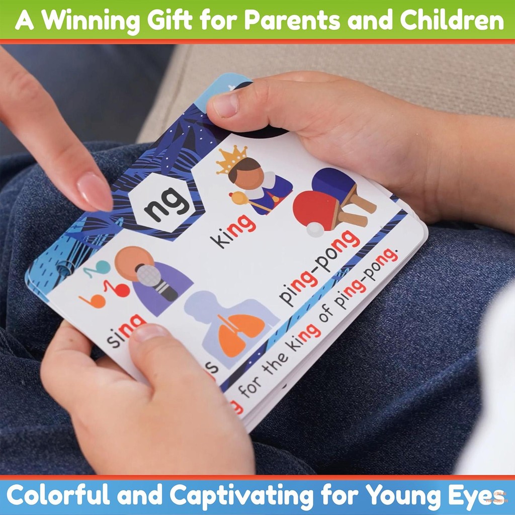 Phonics Flash Cards for Kids Long Vowel Sounds Phonics Flash Cards ...