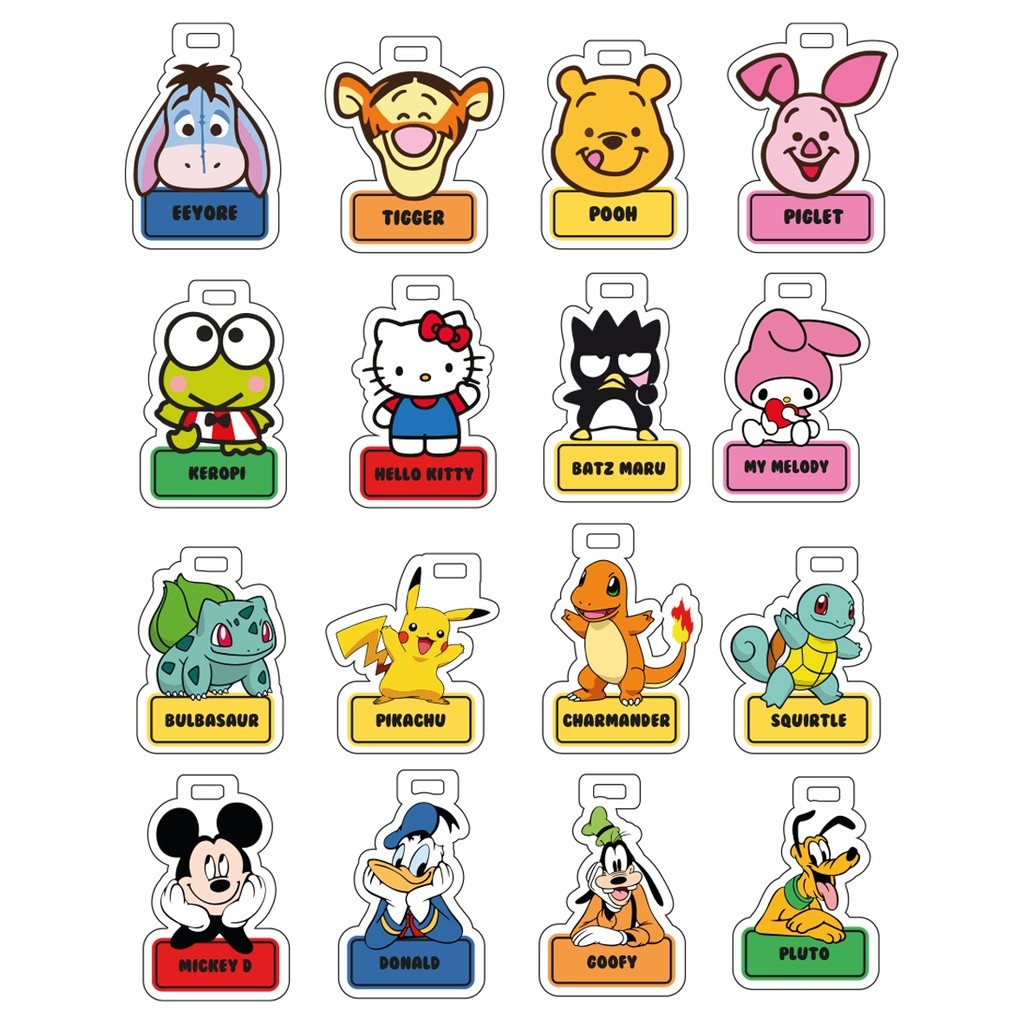 Bag Tag Custom Acrylic Luggage Tag |Name Tag Bag Hanger | Gantungan Bag ...