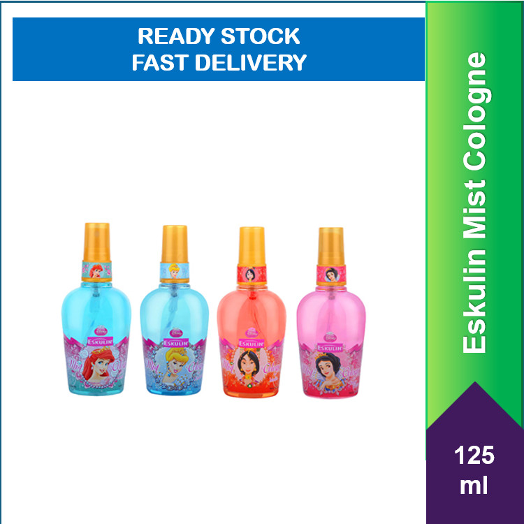 ESKULIN Disney Princess Kids Mist Cologne 125ml - Cinderella, Ariel ...