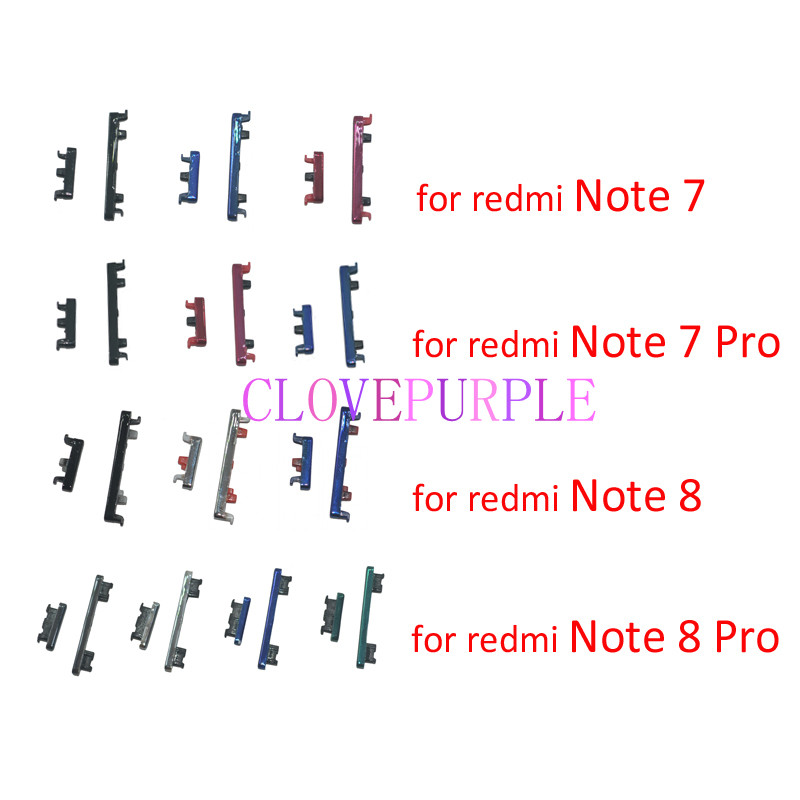 Power Volume Button For Xiaomi Redmi Note 7 Pro Housing Frame On Off ...