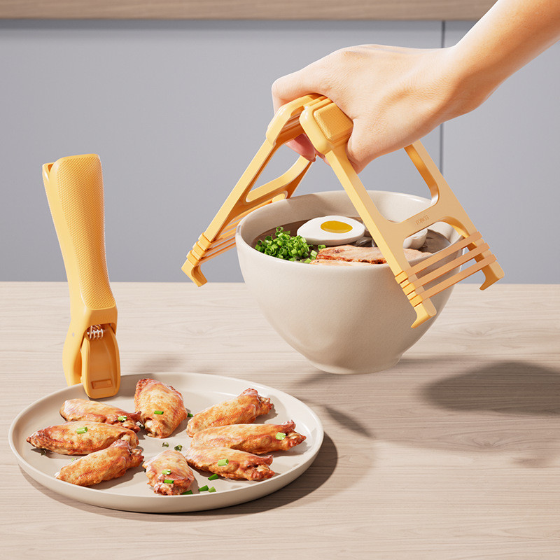 Kitchen Heat-resistant Tools Bowl Clamp Anti Scald Clip Anti Slip and ...
