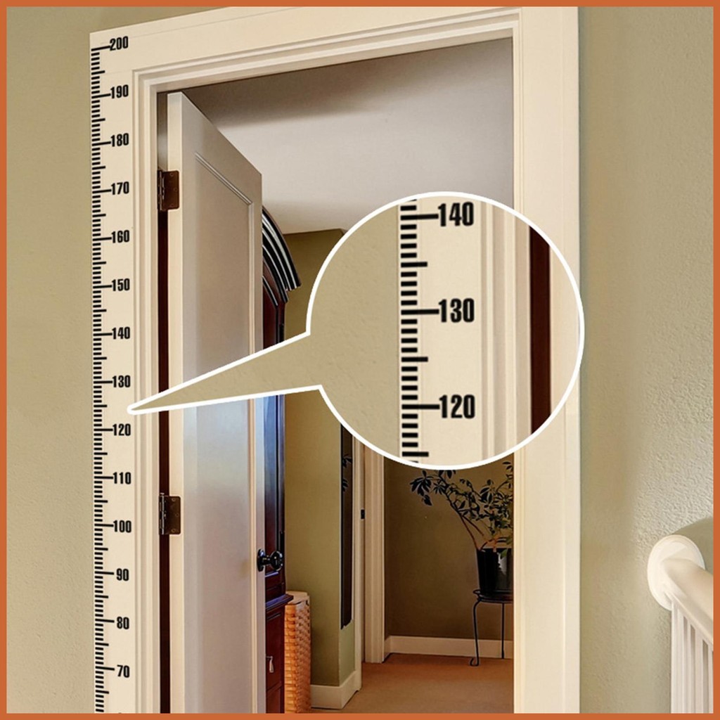 Height Indicator Adhesive Ruler Height Indicator Ruler Measurement ...