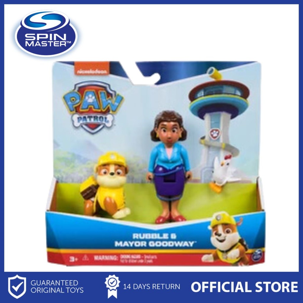 Paw Patrol Hero Pup Figure Assortment (Humdinger, Farmer Yumi, Mayor ...
