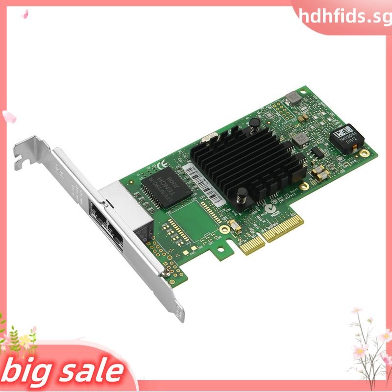 Gigabit Ethernet Controller Card I350AM2 PCI-E X4 2 Ports Server NIC Data Centers for Desktop ...