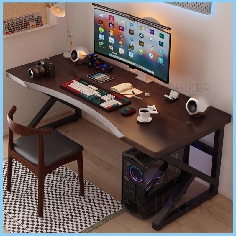 MK Solid Wood Computer Desk Home Study Desk Bedroom Esports Desk Office ...