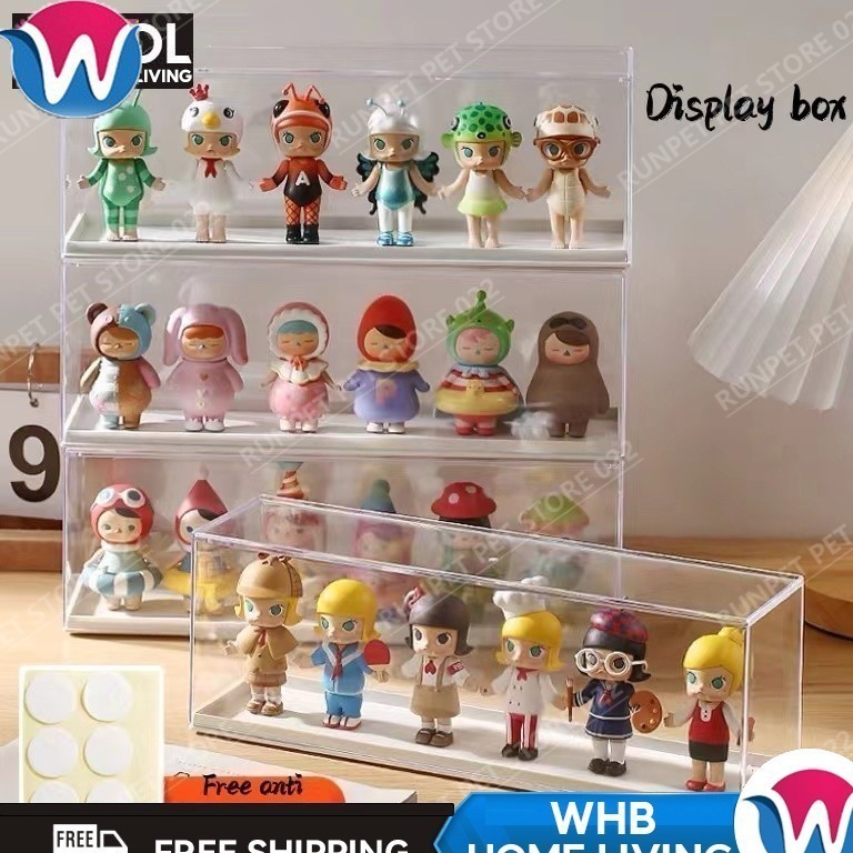 Coh Display Cabinet Transparent Box Stackable Lego Popmart Molly ...