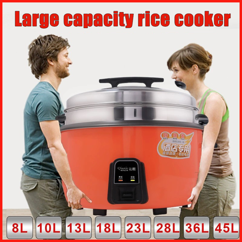 SUKINBO 18L/30L Heavy Duty Commercial Electrical Rice Cooker with Huge ...