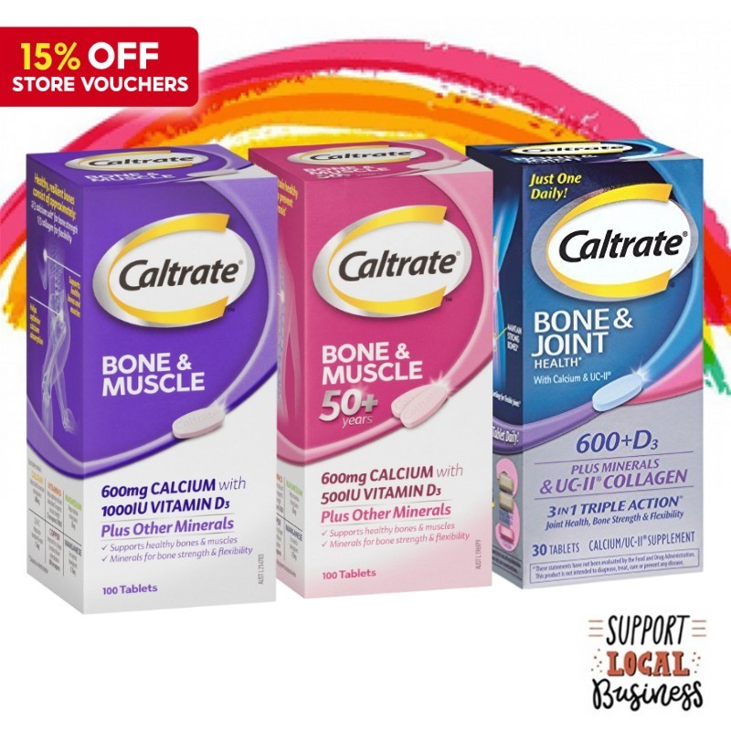 [Crazy Sale] Caltrate Bone and Muscle | Joint | With Calcium & Vitamin ...