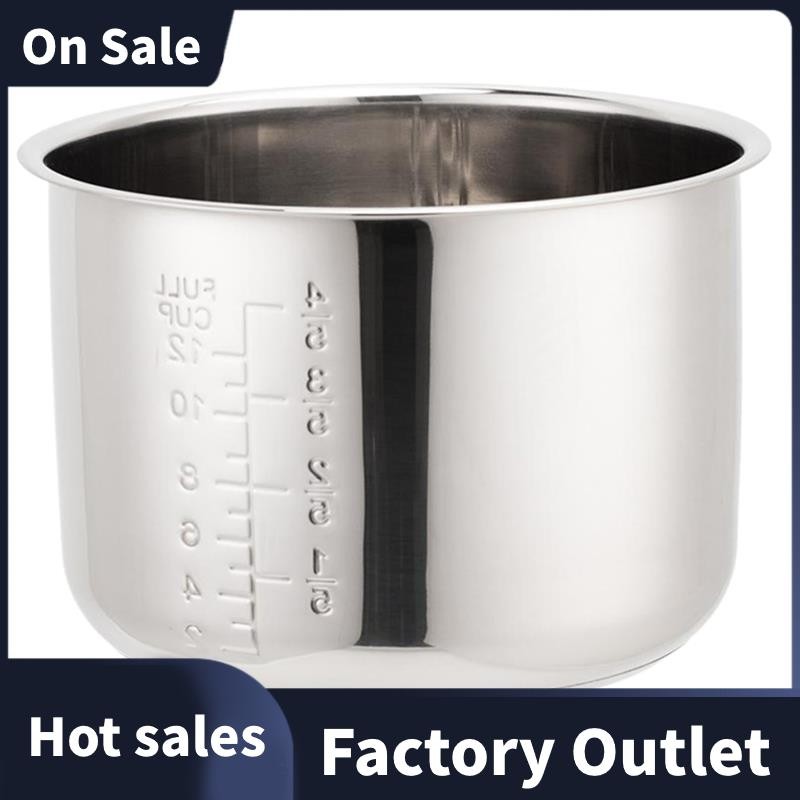 Stainless Steel Rice Cooker Inner Pot 5L,with Scale for Rice Pot Rice ...