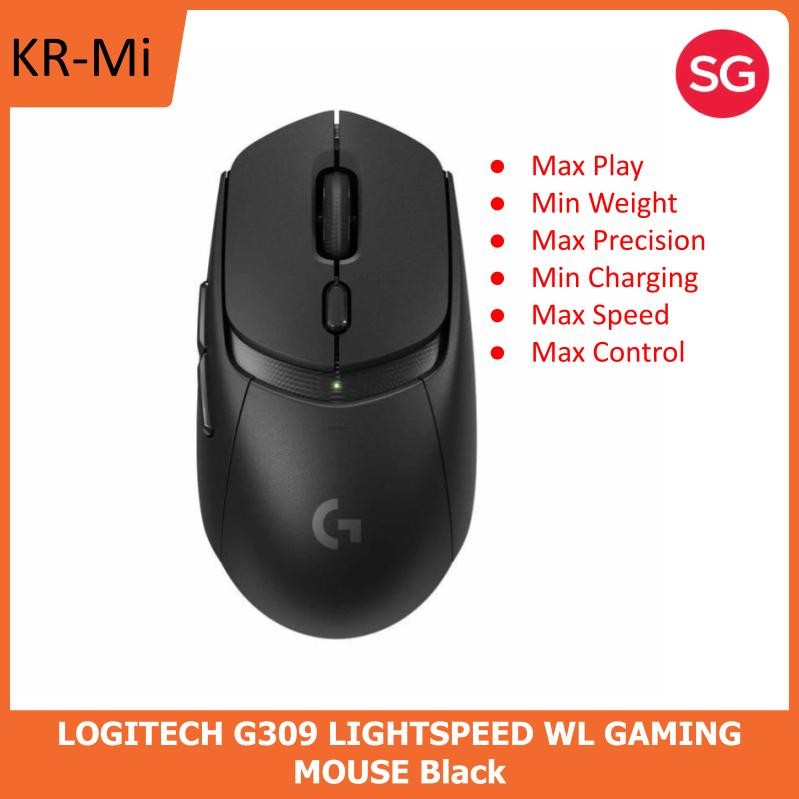 Logitech G309 Lightspeed Bluetooth Wireless Gaming Mouse Black (2 years ...