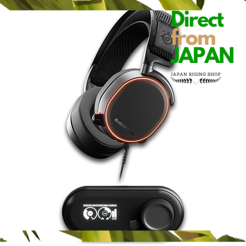 SteelSeries Arctis Pro Gaming Headset with Game DAC - Wired High-Resolution Support for PC, PS4 ...
