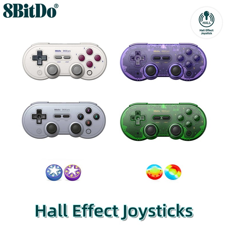 8BitDo SN30 Pro Bluetooth Gamepad Wireless Hall Effect Joysticks for ...