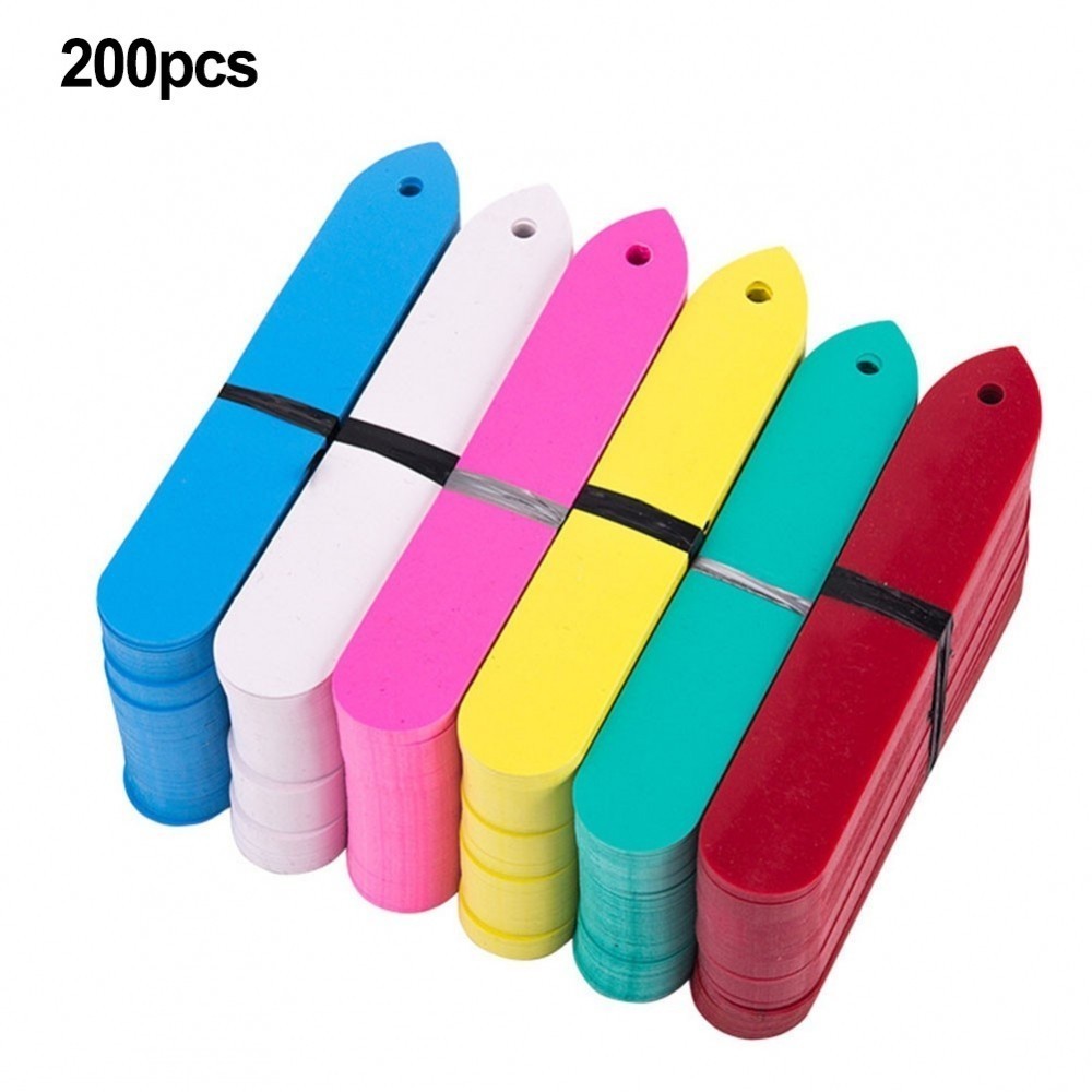 UV Resistant Garden Plant Labels 200Pcs Waterproof PVC Tags Assorted ...